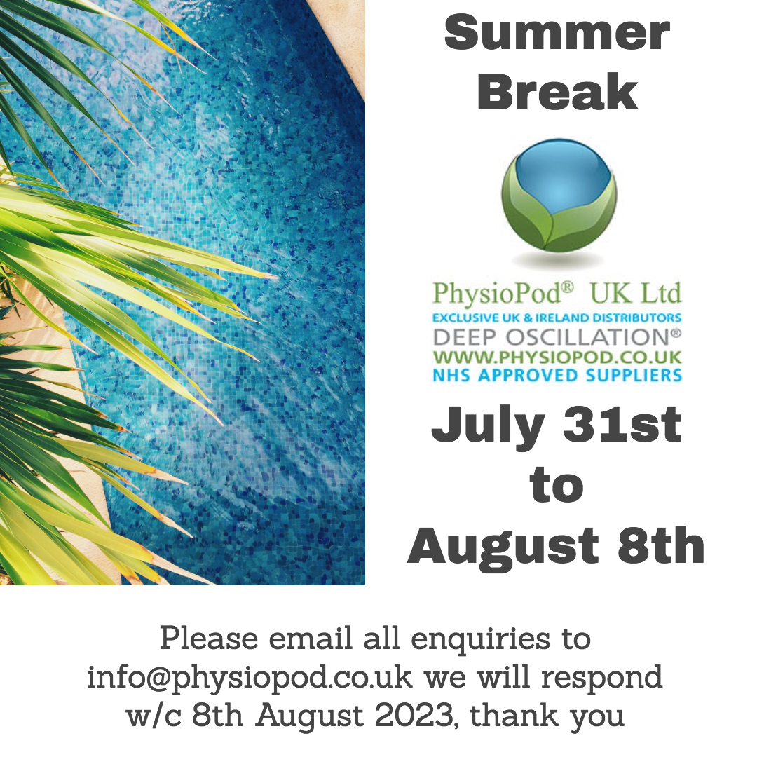 PhysioPod UK take a short Summer break | PhysioPod UK Ltd | Exclusive ...